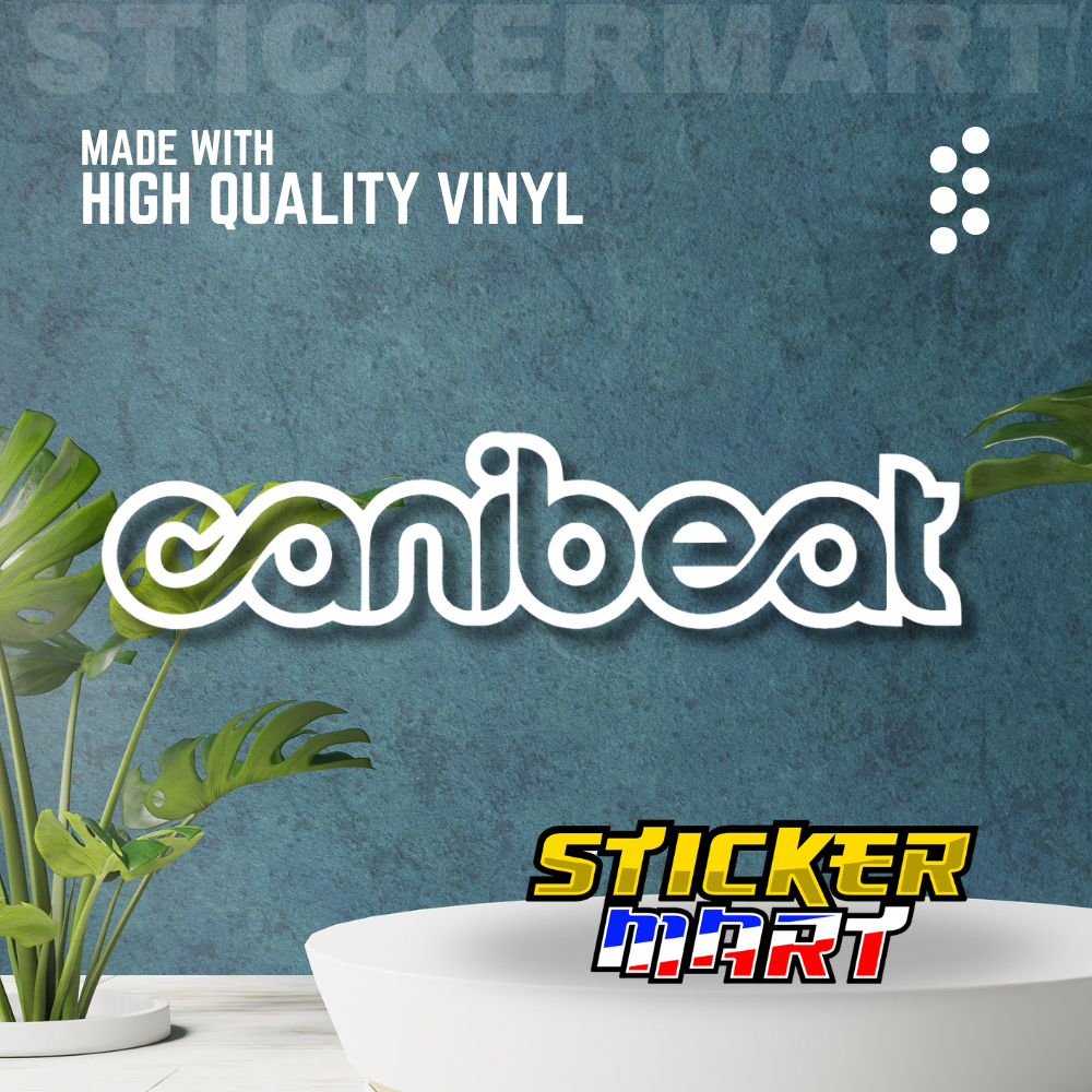 CANIBEAT A STICKER - Windshield Visor Decals for Car/Motorcycle ...