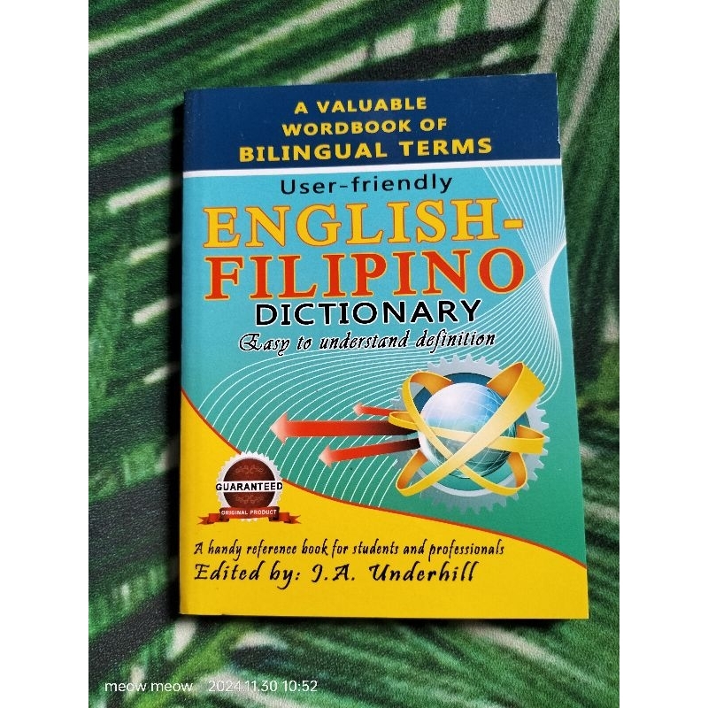 ENGLISH-FILIPINO DICTIONARY! | Shopee Philippines