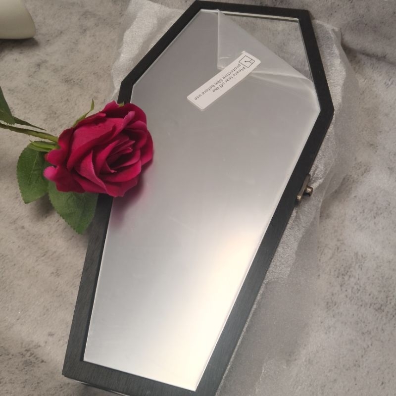 Big Coffin Mirror Gothic Wooden Cabinet | Shopee Philippines