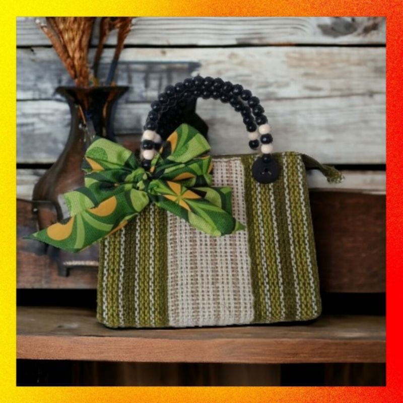 Petite Abaca Handbag | Made of Abaca | Native Bags | size L-23cm H-18cm ...