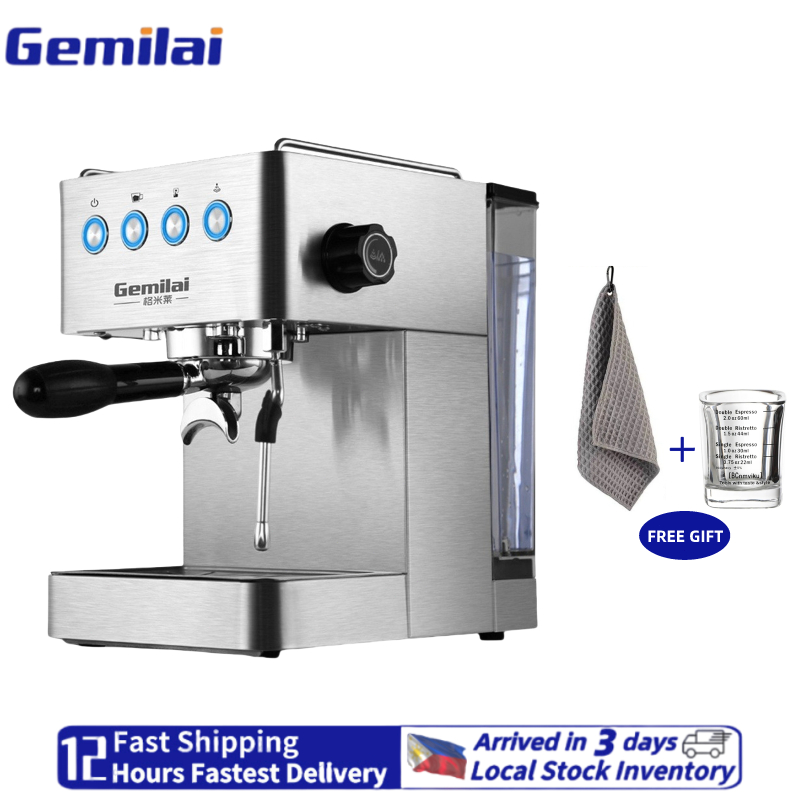 Gemilai Official Brand Coffee Machine CRM3005E15BAR Milk Brewing ...