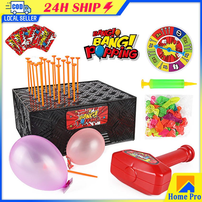 Whack a Balloon Box Toy Game Balloon Popping Game Interactive Funny ...