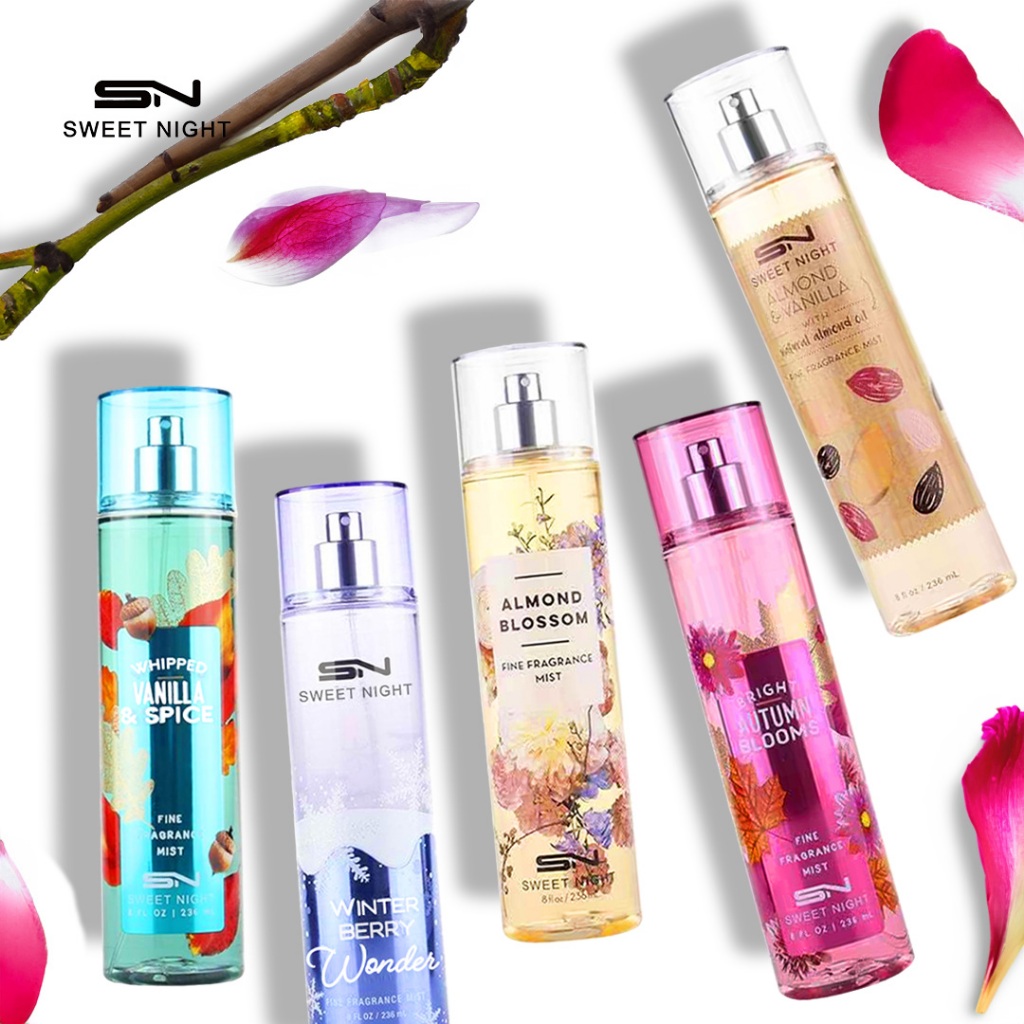 Sweet Night LONG LASTING body mist 236ml Fine Fragrance Mist Collection ...