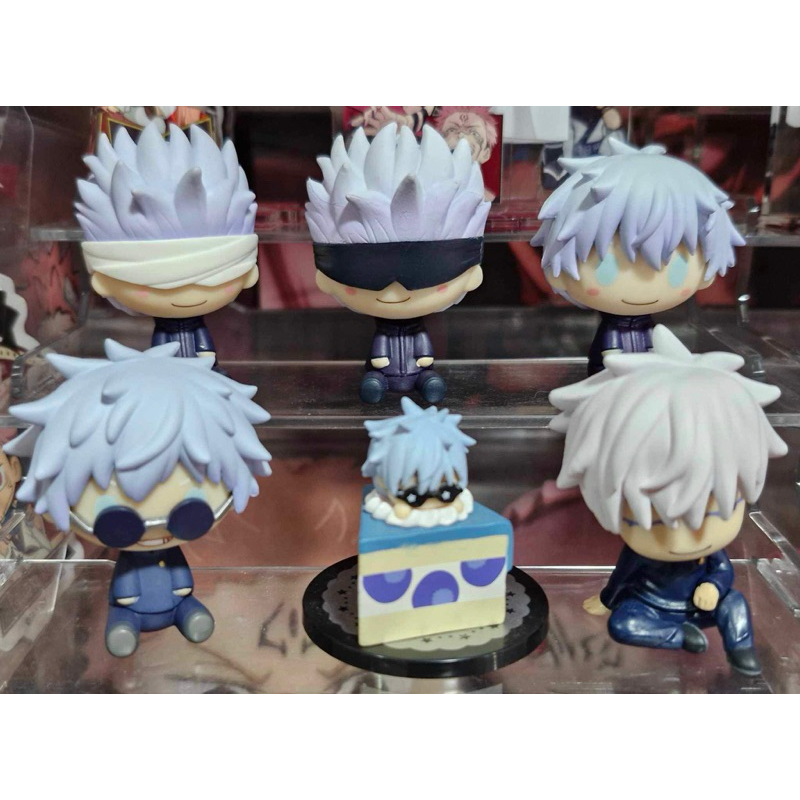 Gojo Satoru Jujutsu Kaisen Anime Official Chibi Figure Merch Chokonokko ...