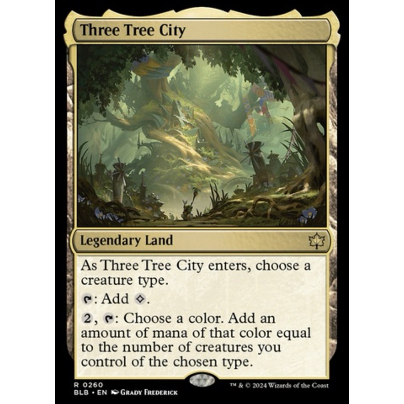 Three Tree City - Bloomburrow MTG FOIL | Shopee Philippines