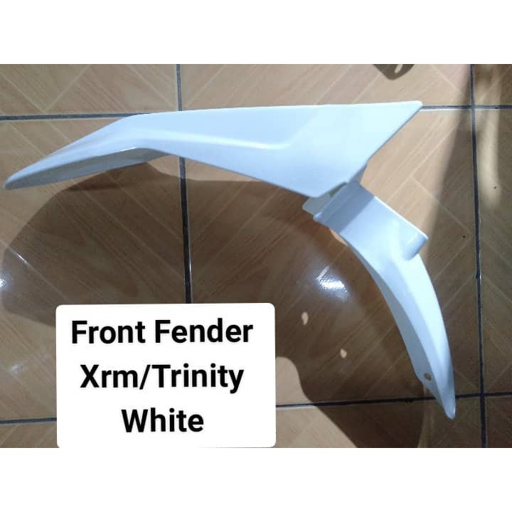 {GCF} Front Fender Xrm / Trinity (Black/Red/Blue/White) | Shopee ...