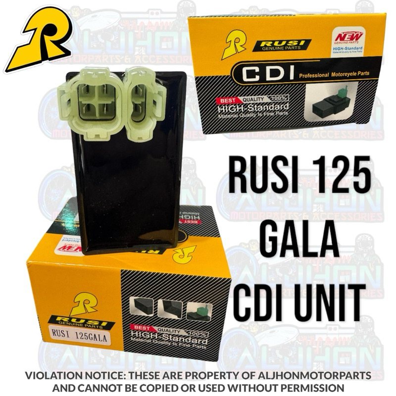 RUSI GALA CDI UNIT 6PIN AC TYPE (RUSI BOX) | Shopee Philippines