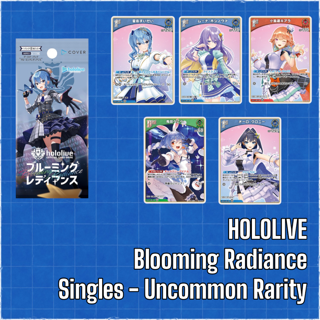 HOLOLIVE Blooming Radiance Singles [hBP01] Japanese Official Card Game Uncommon Rarity | Shopee ...