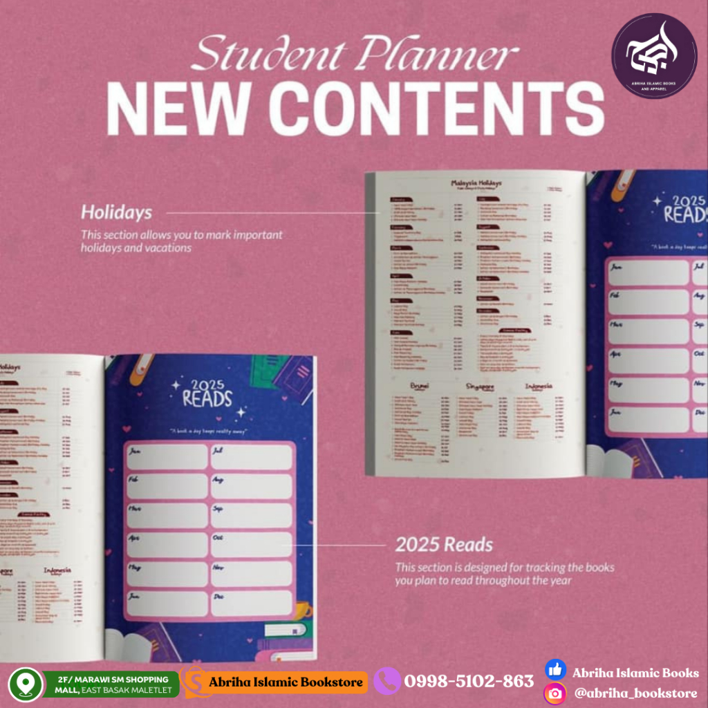 Syabab Student Planner 2025 | Shopee Philippines