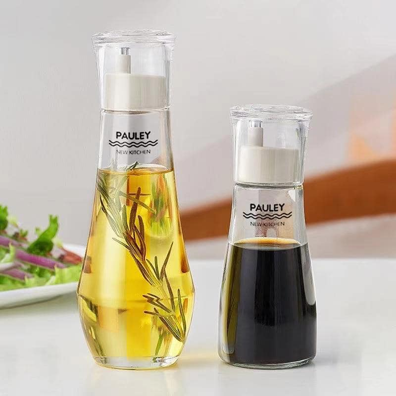 150mL 260mL Glass Table Condiment Bottle Seasoning Dispenser Soy Sauce ...