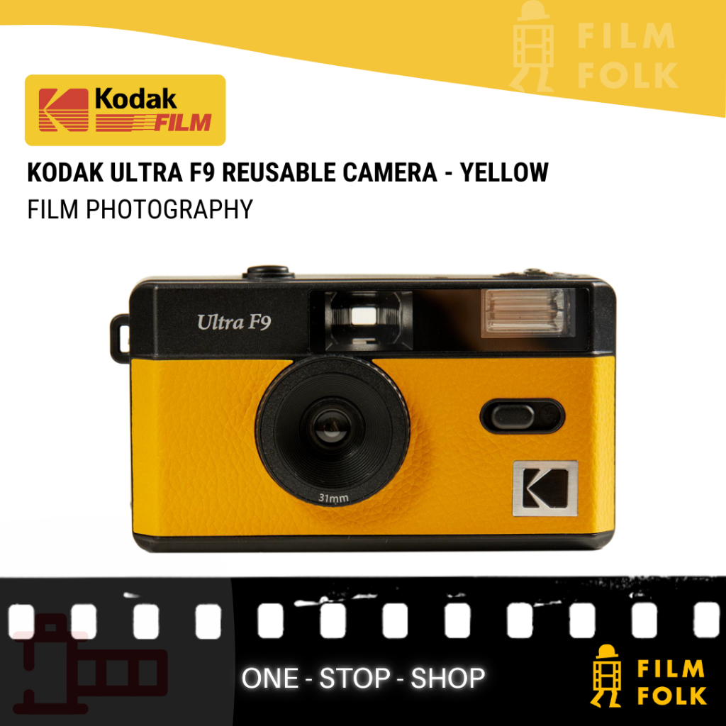 KODAK ULTRA F9 REUSABLE CAMERA - YELLOW | Shopee Philippines