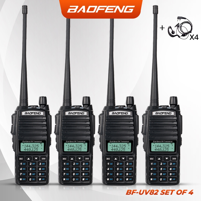 *COD* Walkie Talkie Baofeng UV-82 Dual Band VHF/UHF Portable Two-way radio Long Range | Shopee ...