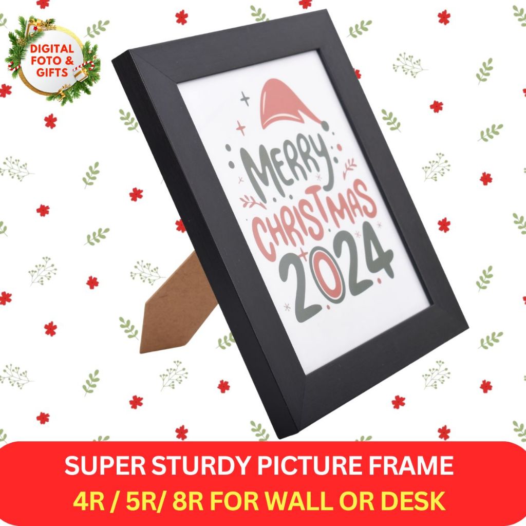 Picture Frame 8R / 5R /4R Super Sturdy for Wall and Desk | Shopee ...