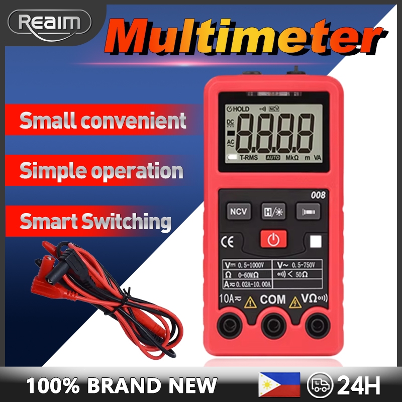 REAIM Tester Multimeter DC/AC Voltage Ammeter Voltages Tester Habotest ...