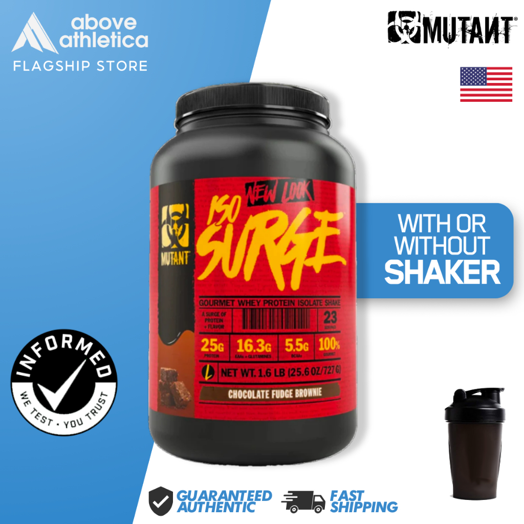 Mutant Iso-Surge Whey Isolate Protein Powder - 1.6lbs | Shopee Philippines