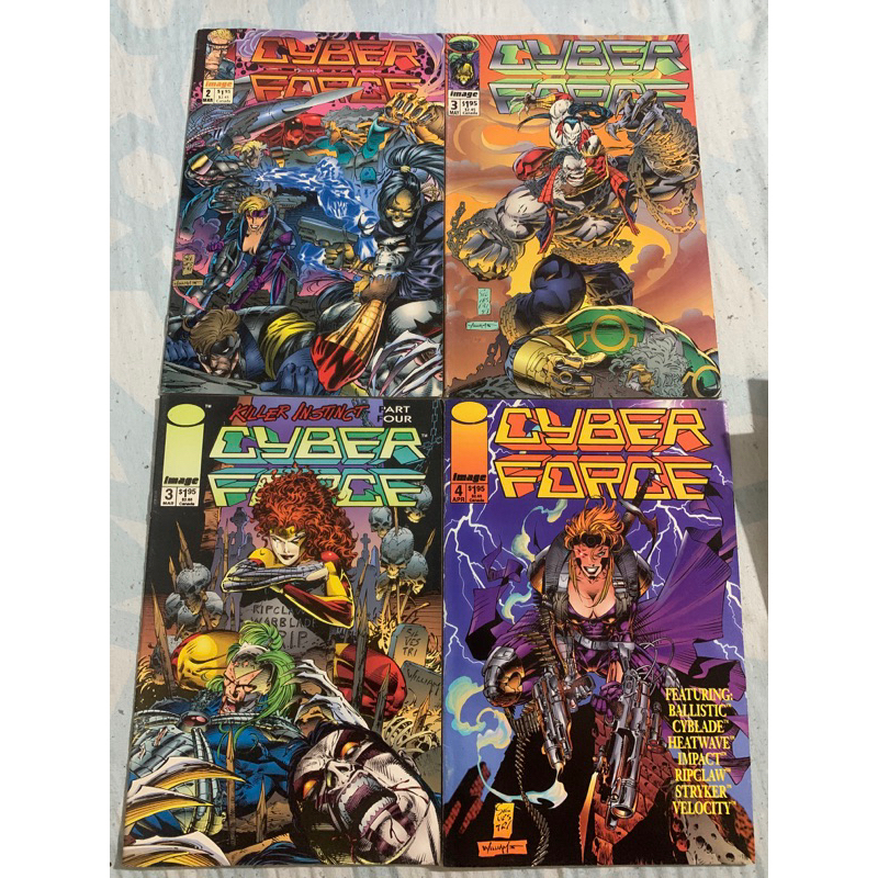 Cyber Force Assorted Comics Image Top Cow Stryker Ripclaw Witchblade ...