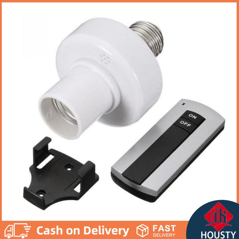 E27 Wireless Remote Control Light Lamp Holder Bulb Socket Lighting Lamp ...