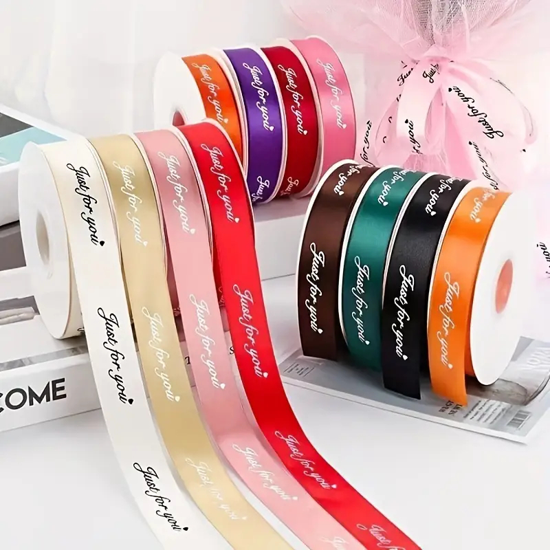 2.5cm (45 Yard/Roll) Satin Ribbon DIY Romantic Gift Packaging Just For ...