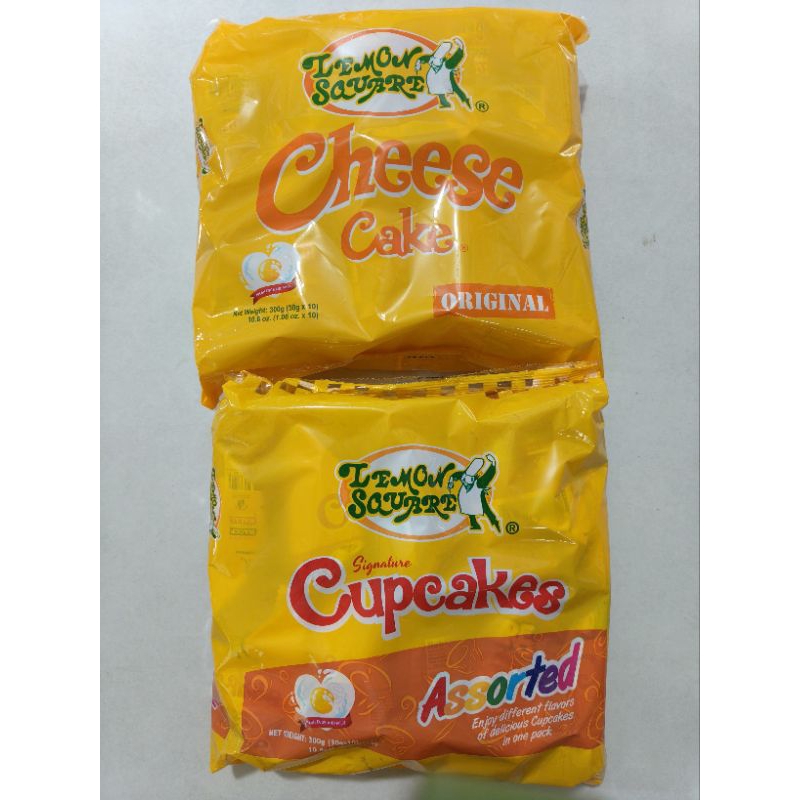 Lemon Square Cupcakes 1pack | Shopee Philippines