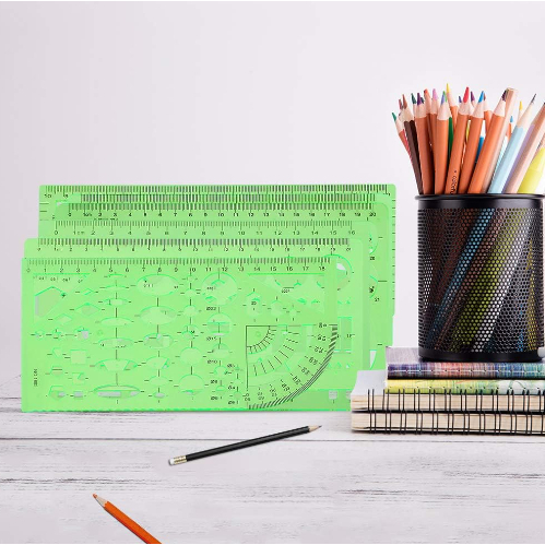 9/11Pcs Architect Multi Purpose Drawing Template Set House Plan ...