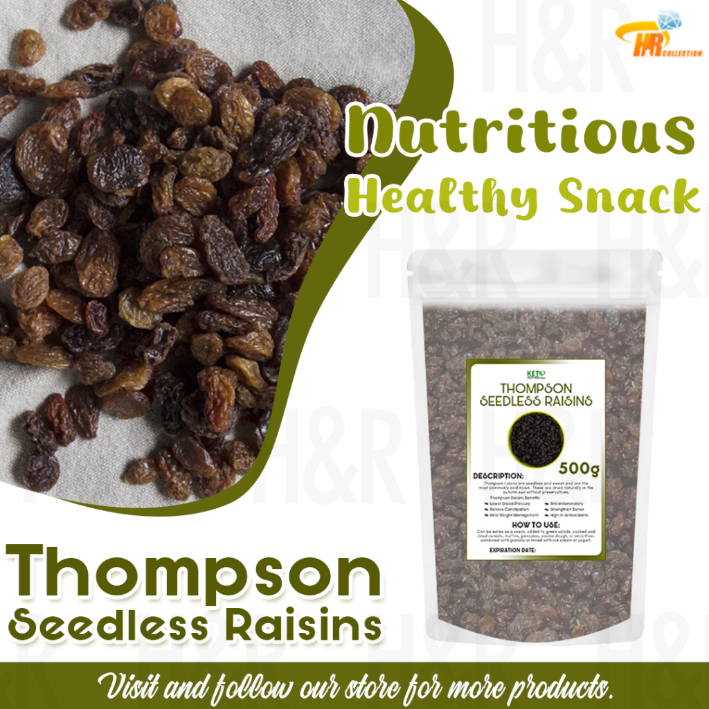 Thompson Seedless Raisins 500g | Shopee Philippines