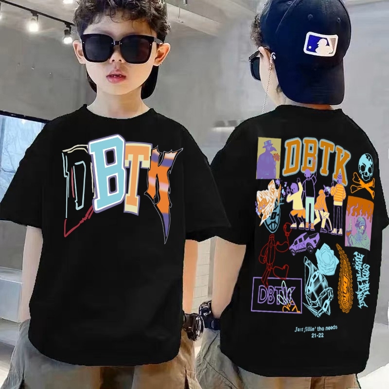 Dbtk T Shirt for Kids Cotton Oversized T-shirt American Street Style ...