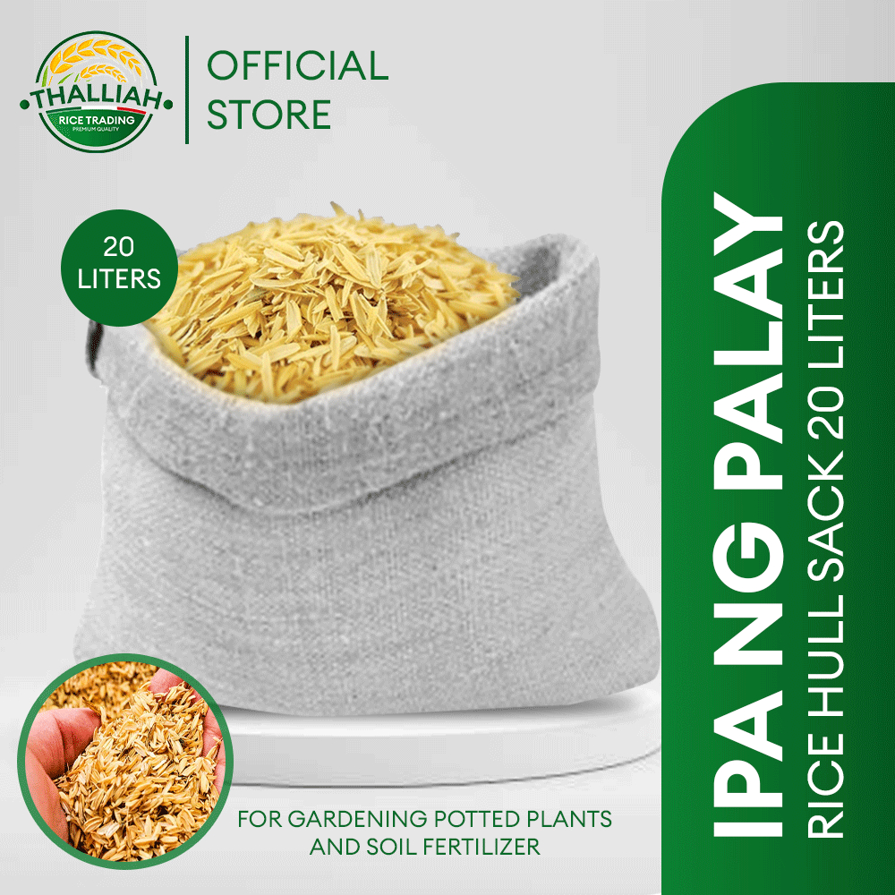 Thalliah Rice Hull - ipa ng palay, 20L sack Organic Rice Milling, Bigas ...