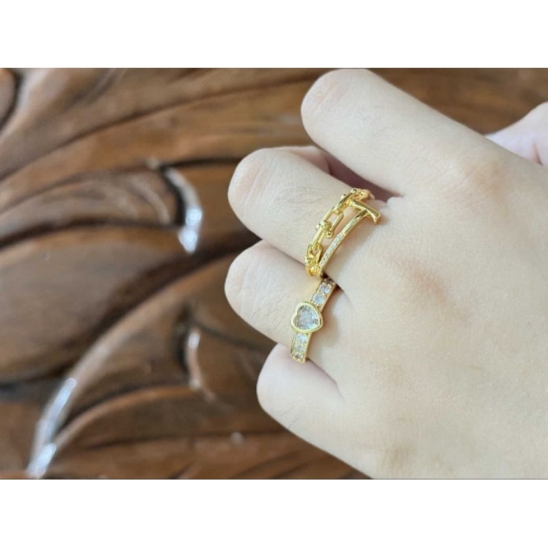 Promise Rings Non Tarnish and Adjustable | Shopee Philippines