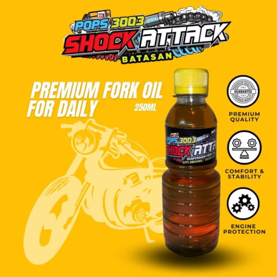 POPS SHOCK ATTACK Daily, Fork Oil vh+ | Shopee Philippines