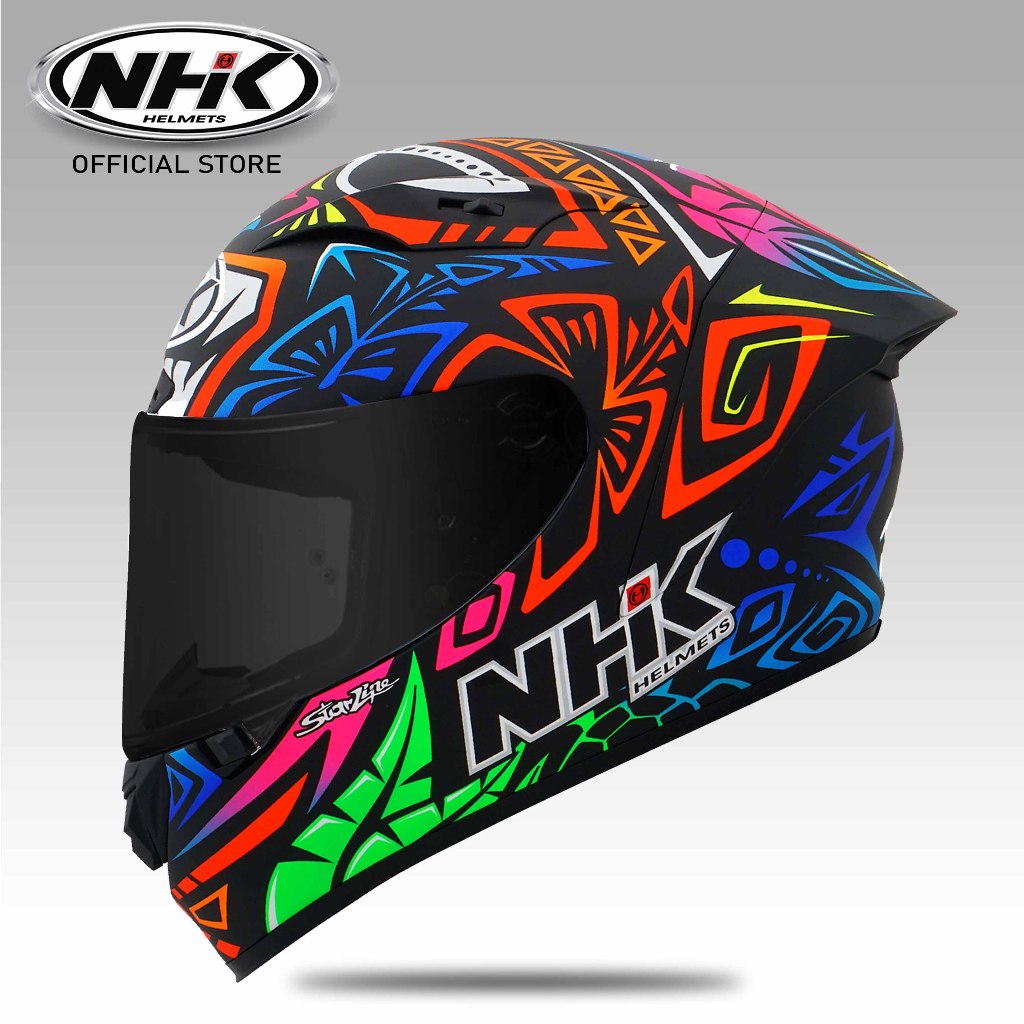 NHK Helmet GPR TECH Remy Gardner Tribe Long Spoiler Double D Ring ...