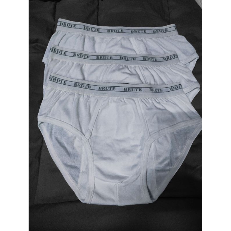 Original Brute Men's Classic Brief White S-XXL | Shopee Philippines