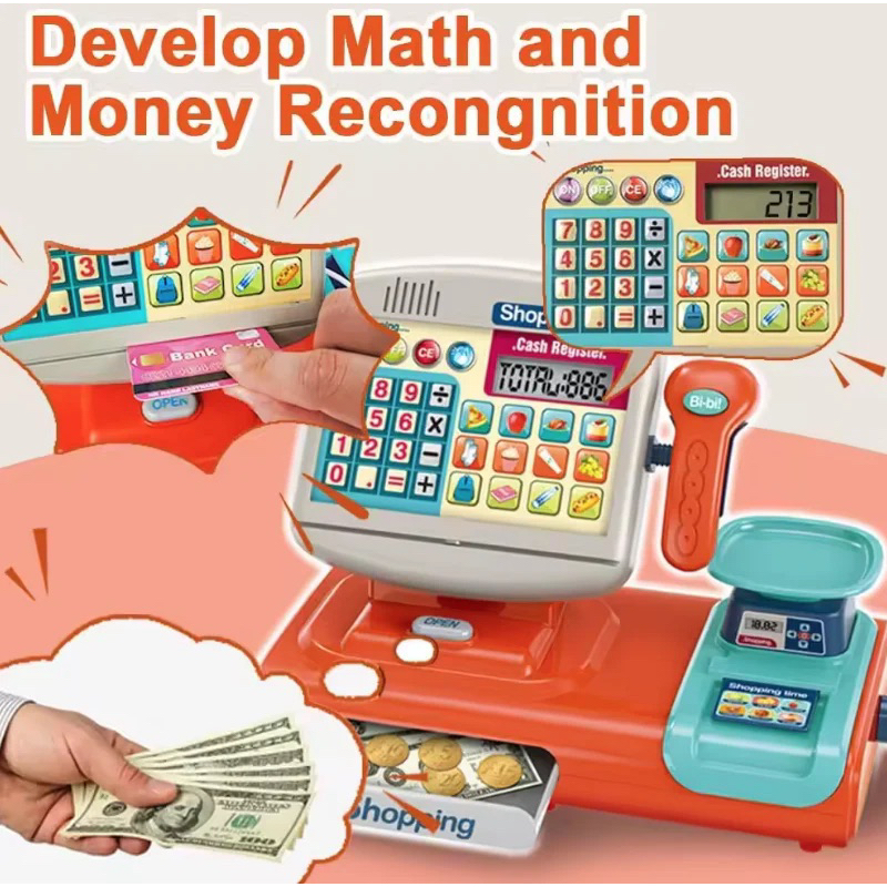 Kodomo Playhouse Cash Register Set for Kids | Shopee Philippines