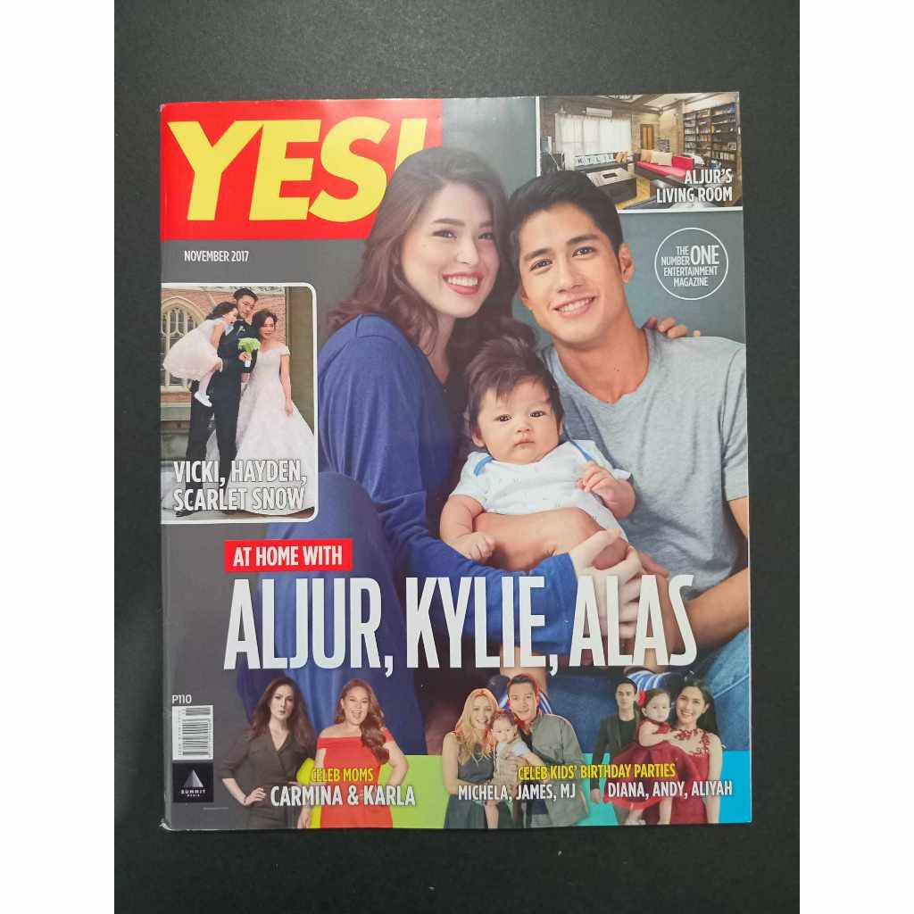 Coffee Table Magazine: Yes Magazine Aljur, Kylie and Alas back issue ...