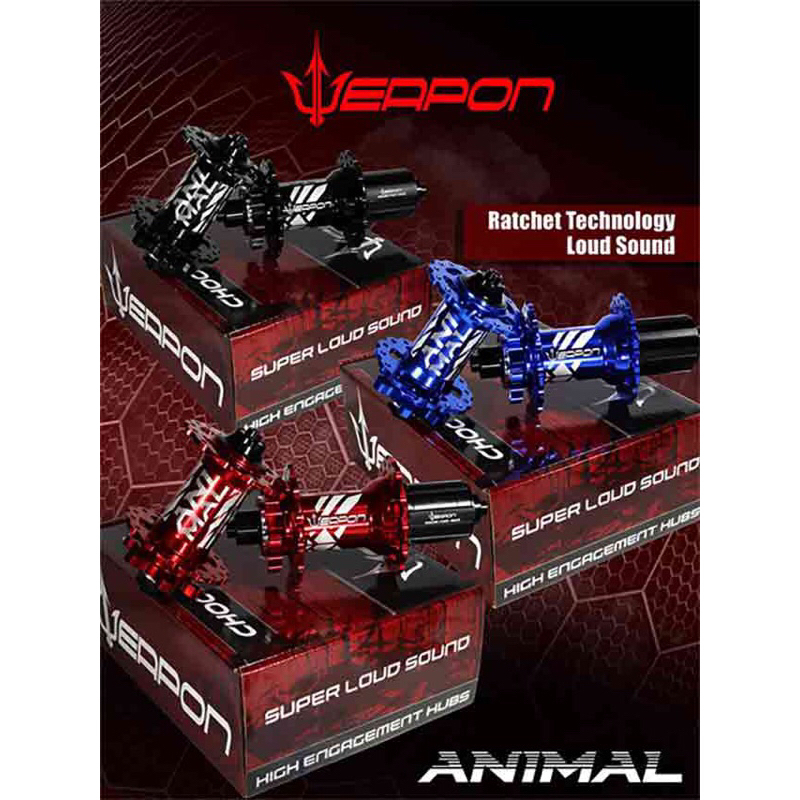 Weapon Animal Pro Ratchet Type Hub 32 Holes | Shopee Philippines