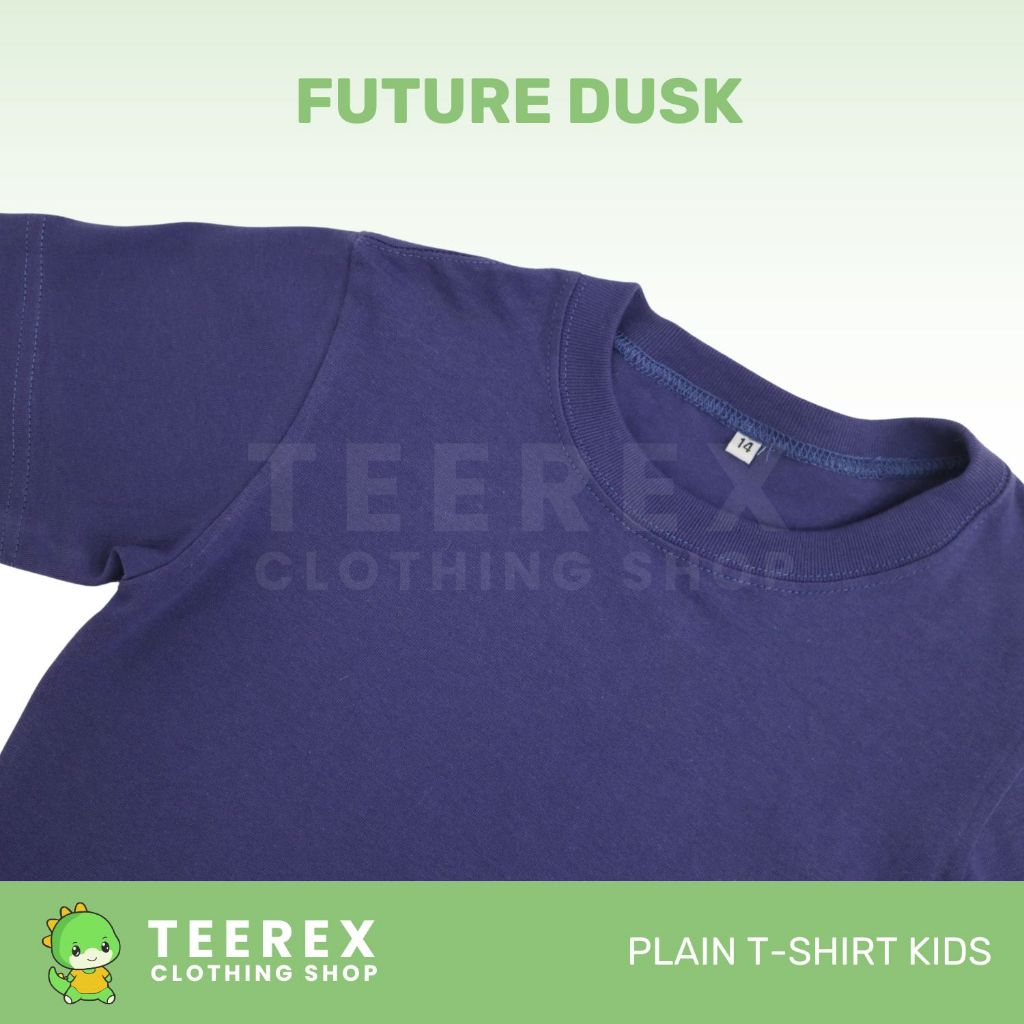 FUTURE DUSK KIDS | 100% COTTON PLAIN SHIRTS (Color of the Year 2025 ...