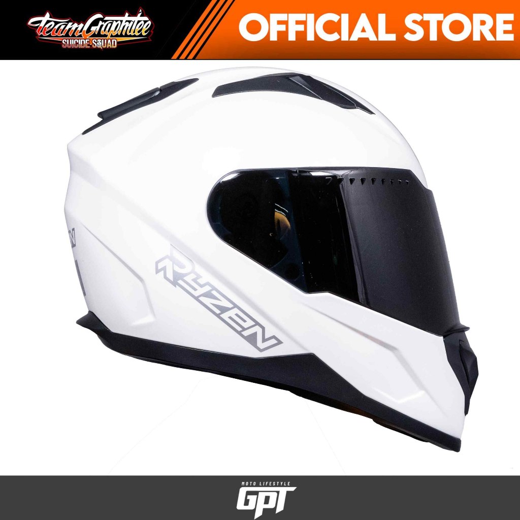 RYZEN HELMET ZX650 PEARL WHITE | Shopee Philippines