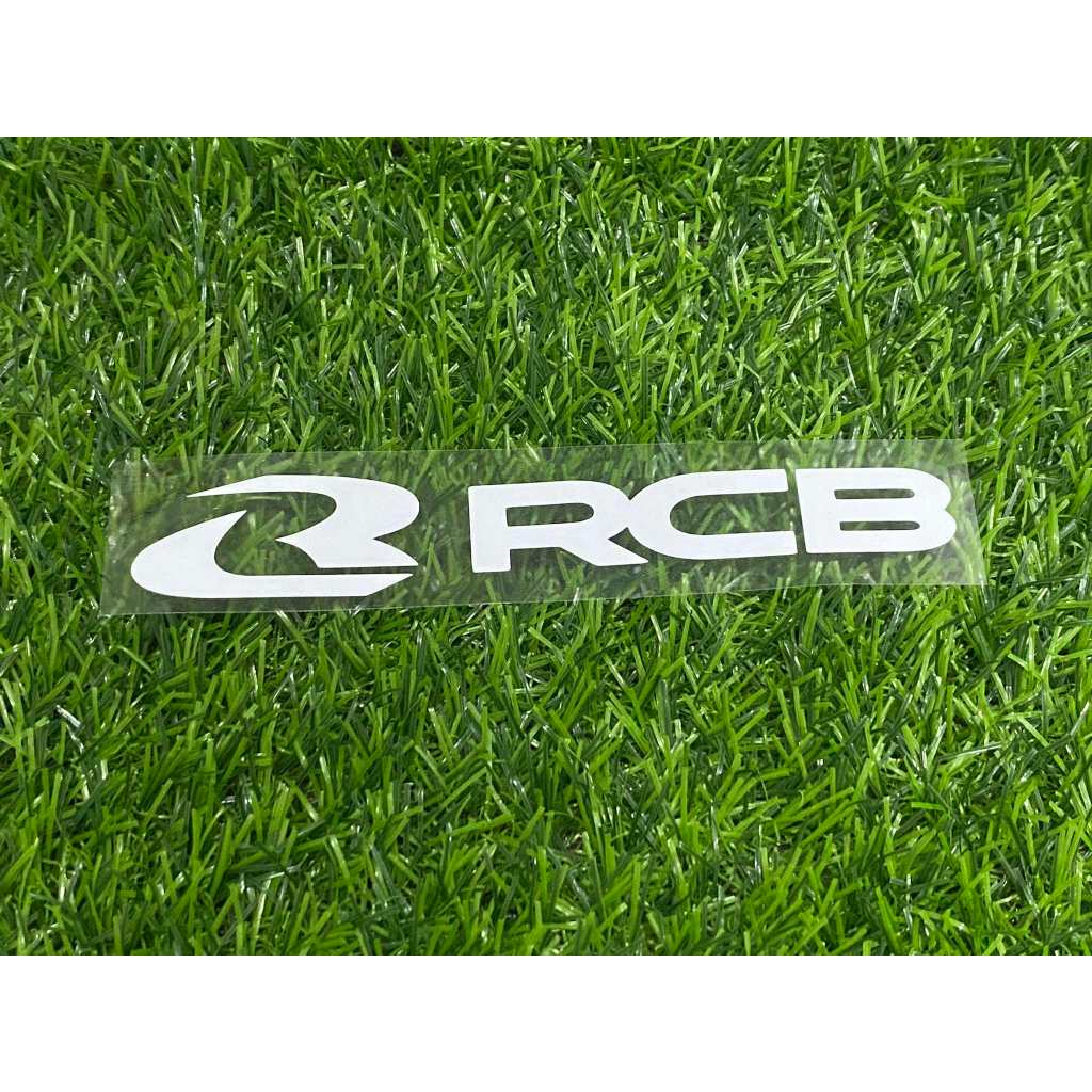 RCB STICKER DECALS FOR MOTORCYCLE, CARS & ETC (WATERPROOF) | Shopee ...