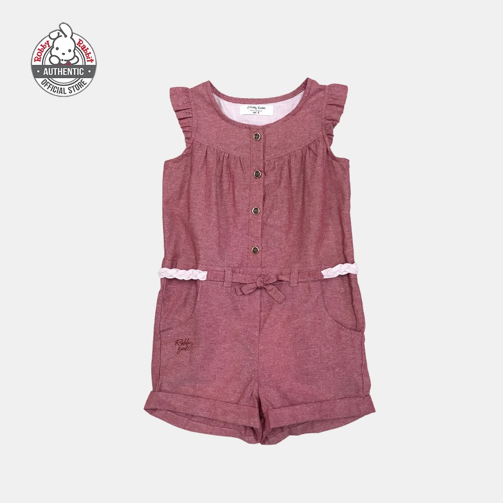 Robby Rabbit Girl Picnic Playsuit Romper (Red) | Shopee Philippines