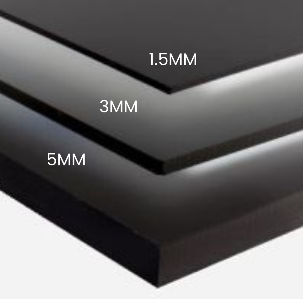 Sintra PVC Board Black or White 10 Sheets | Shopee Philippines