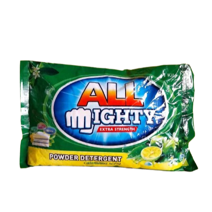 1 Kilogram - ALL MIGHTY Extra Strength Powder Detergent Calamansi Scent ...