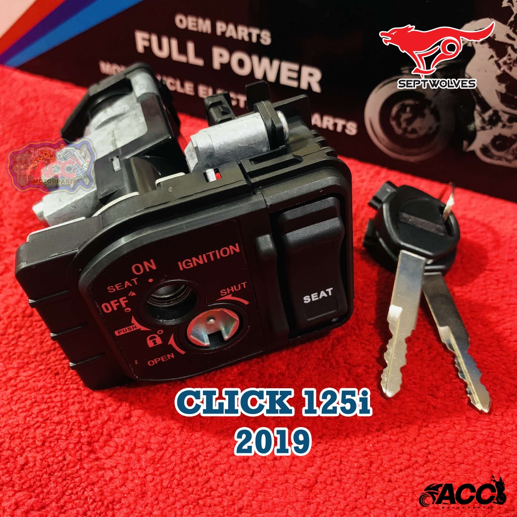 Honda Click 125i 2017 2019 Lock Set Anti Theft Main Ignition Switch ...