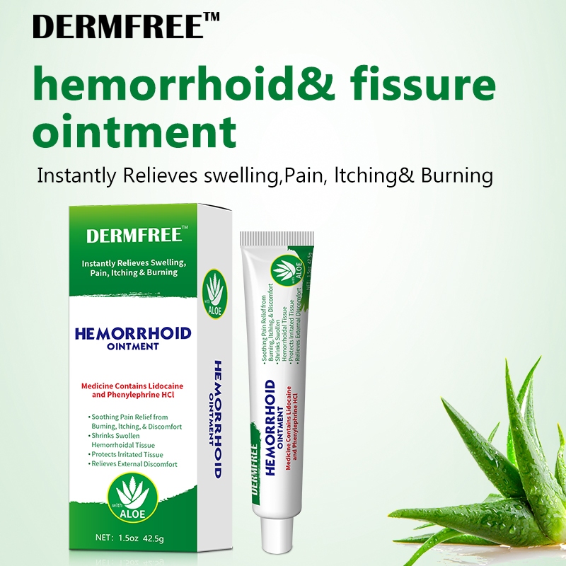 DERMFREE Hemorrhoid Relief Cream – Provides Fast Relief from Pain ...