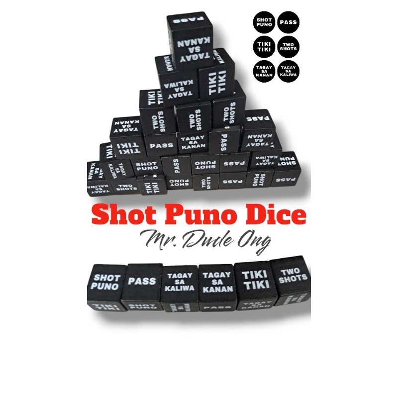 Shot Puno Dice by Mr. Dude Ong | Shopee Philippines
