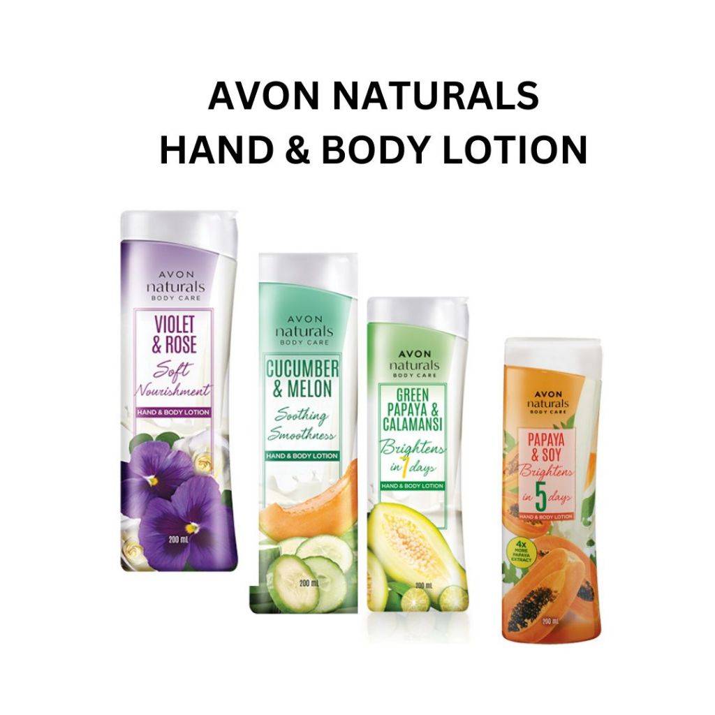 Avon Naturals Hand and Body Lotion 200ml & 400ml – Nourishment ...