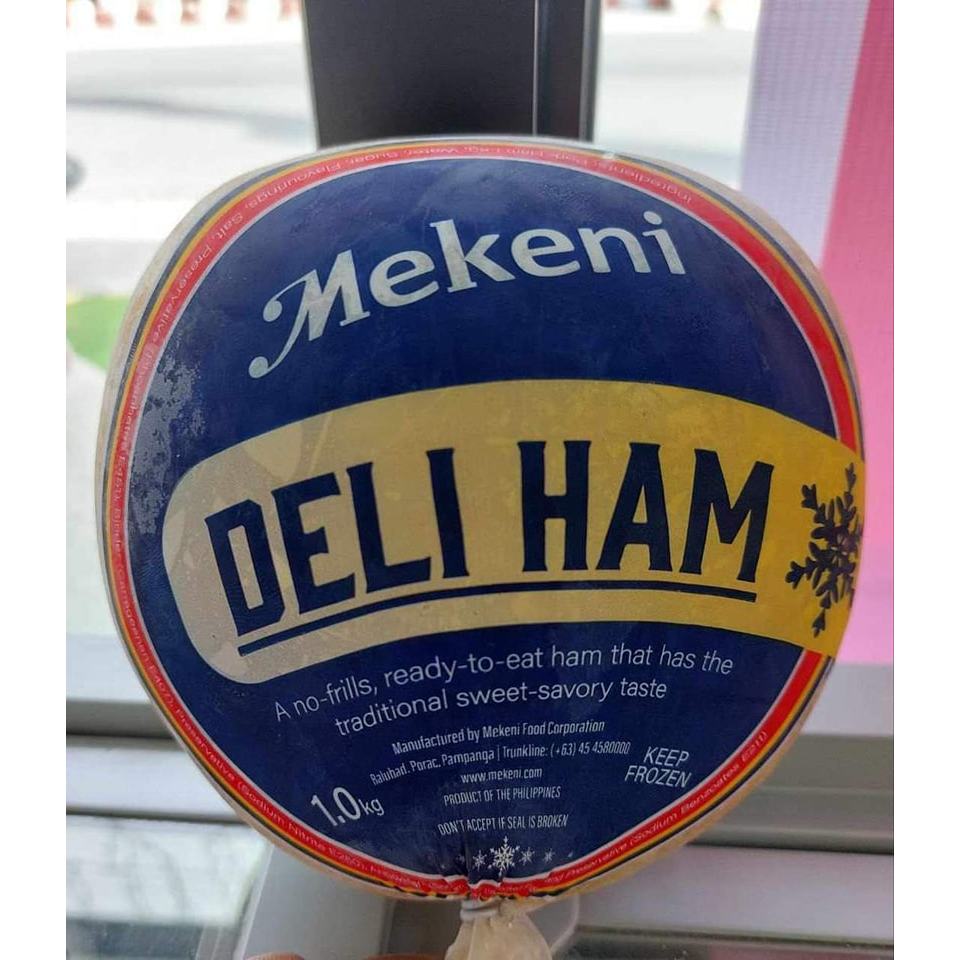 Mekeni Deli Ham 1kg (pure m e a t) | Shopee Philippines