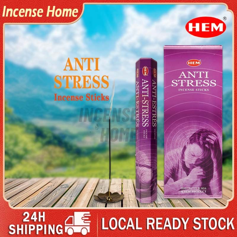 HEM Anti Stress Incense Sticks (20 Sticks Per Box) | Shopee Philippines