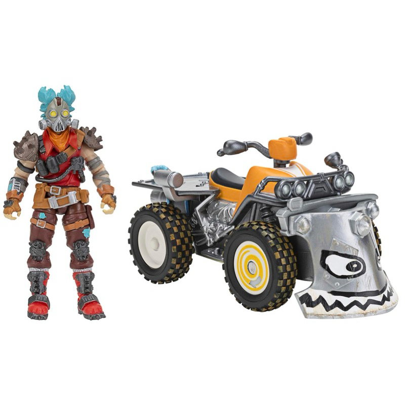 FORTNITE Ruckus and Quadcrasher Vehicle 1/18 Scale Action Figure Set by ...