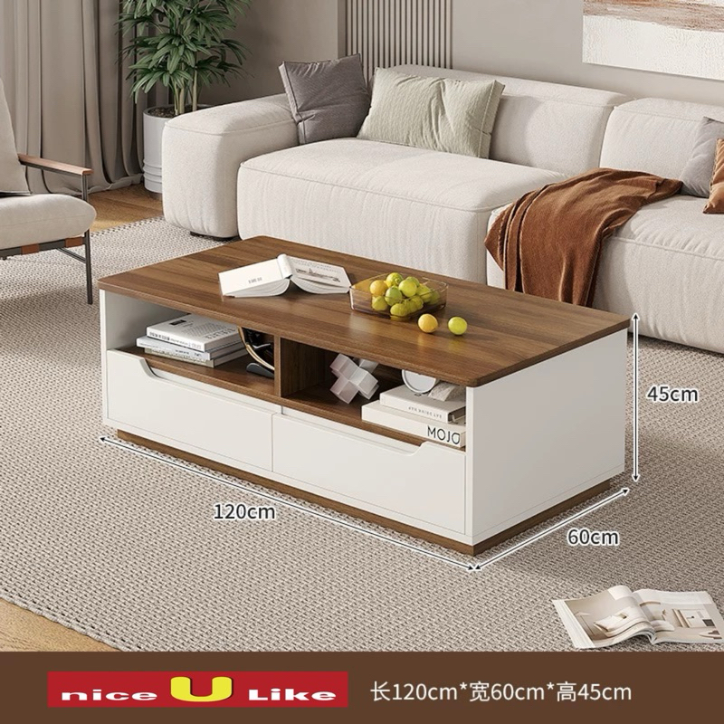 Simple coffee table new style floor table living room home light luxury ...