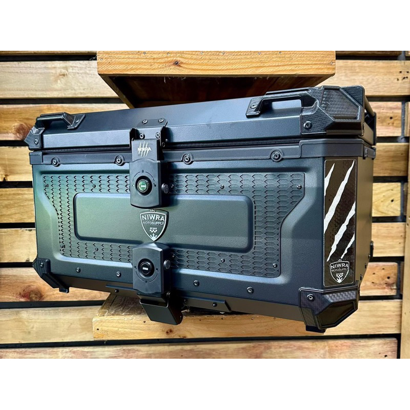 Brand New stock Niwra Top Box Alloy 65 Liters Raptor Edition. | Shopee ...