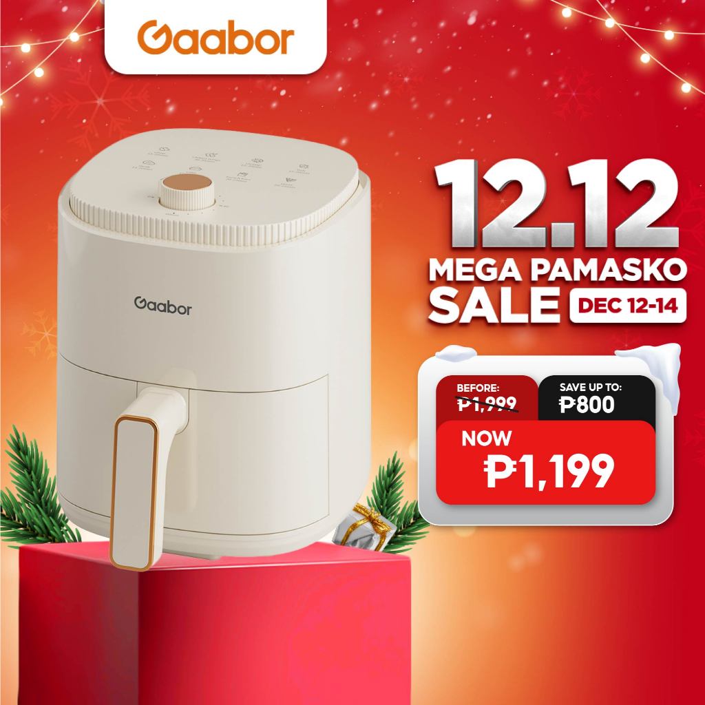 Gaabor Air Fryer Premium Portable Multi-Functional Non-Stick Exquisite ...
